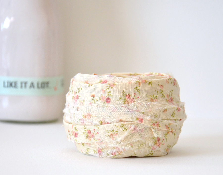 Fabric Ribbon , Floral Cotton Fabric on Luulla